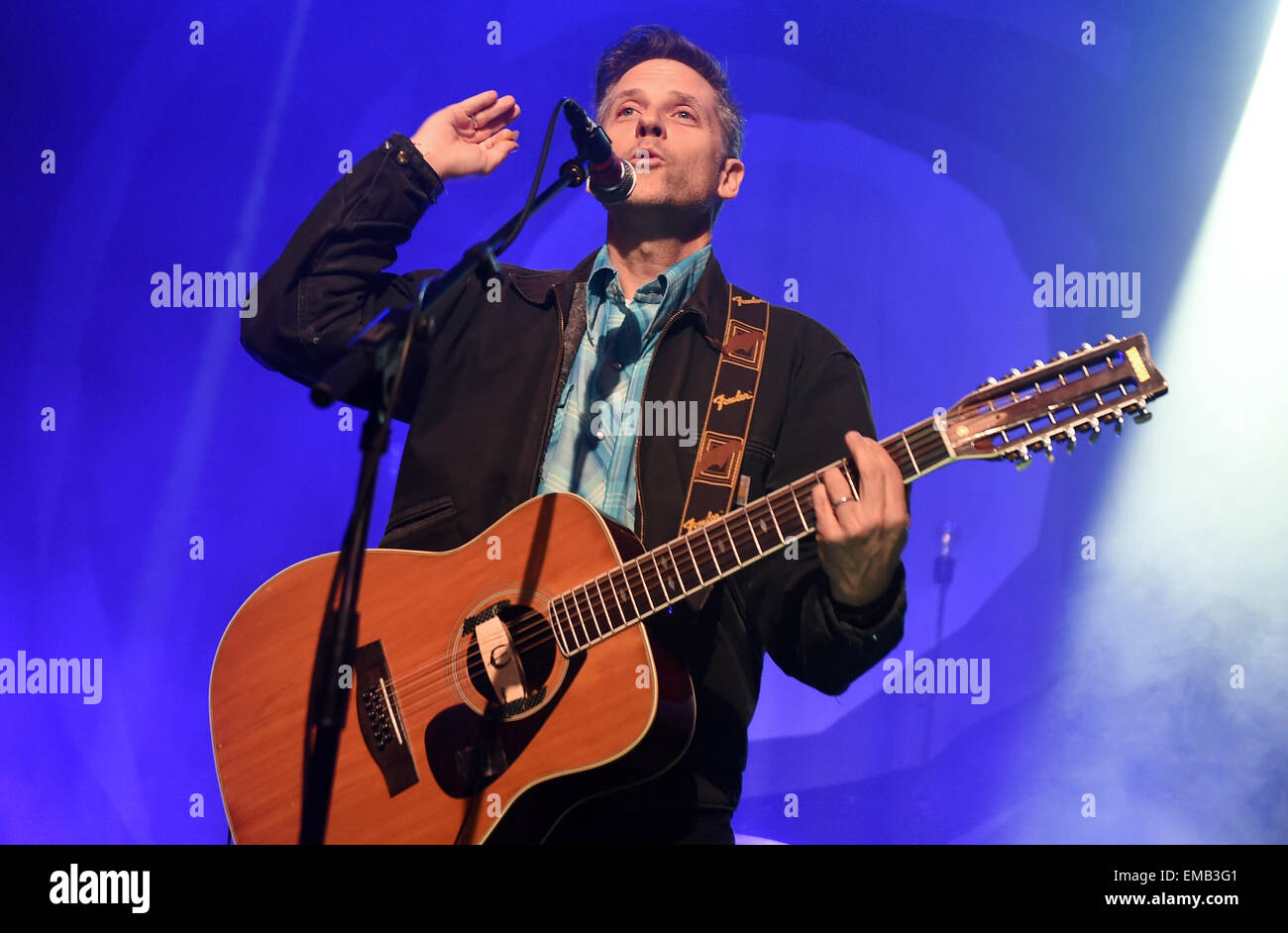 Berlin, Germany. 18th Apr, 2015. US singer Joey Burns of the band ...