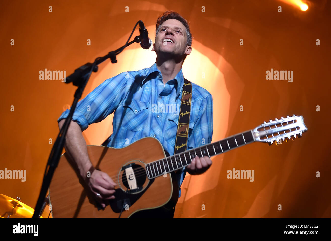 Berlin, Germany. 18th Apr, 2015. US singer Joey Burns of the band ...