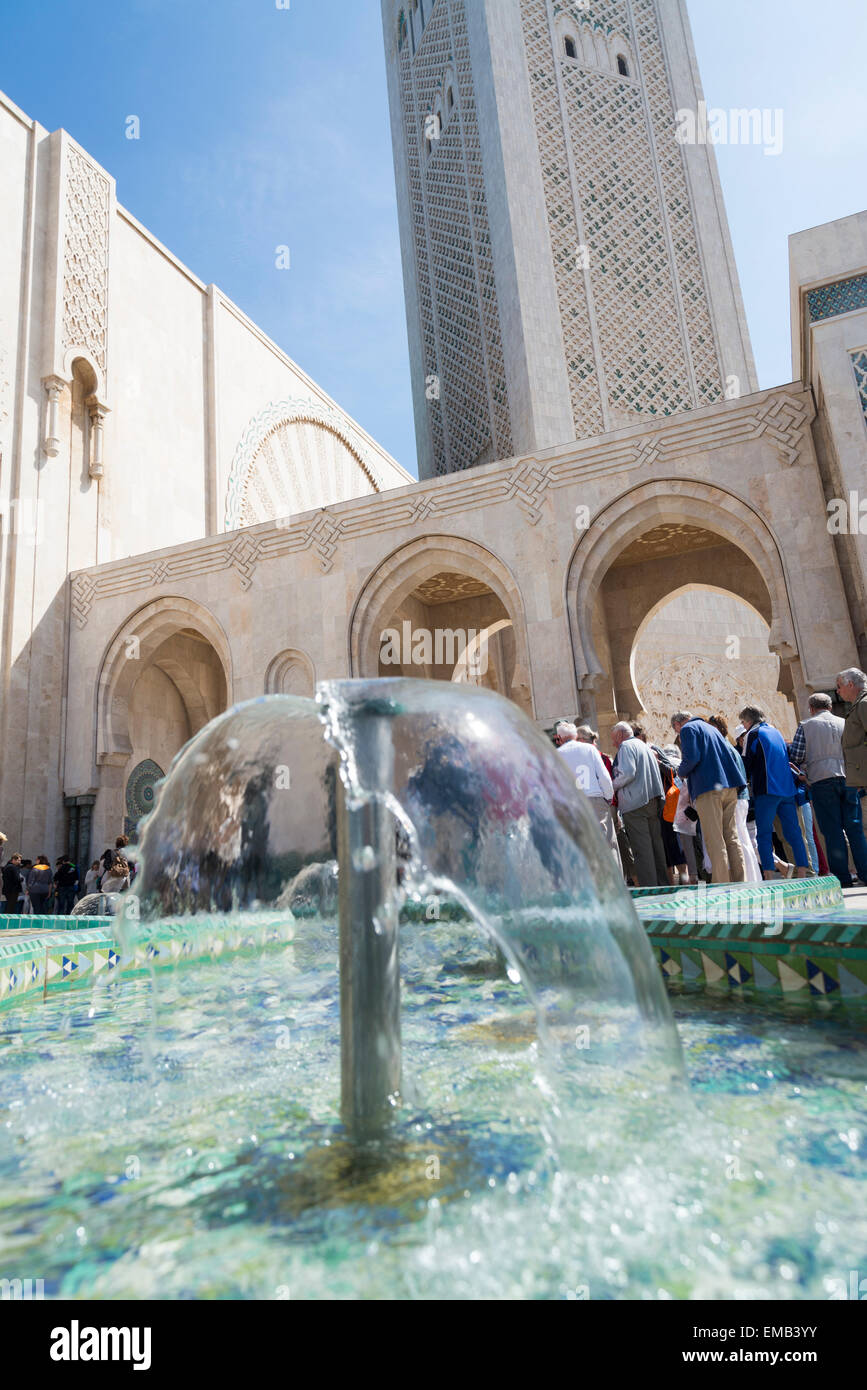 Visiting the hassan ii mosque hi-res stock photography and images - Alamy