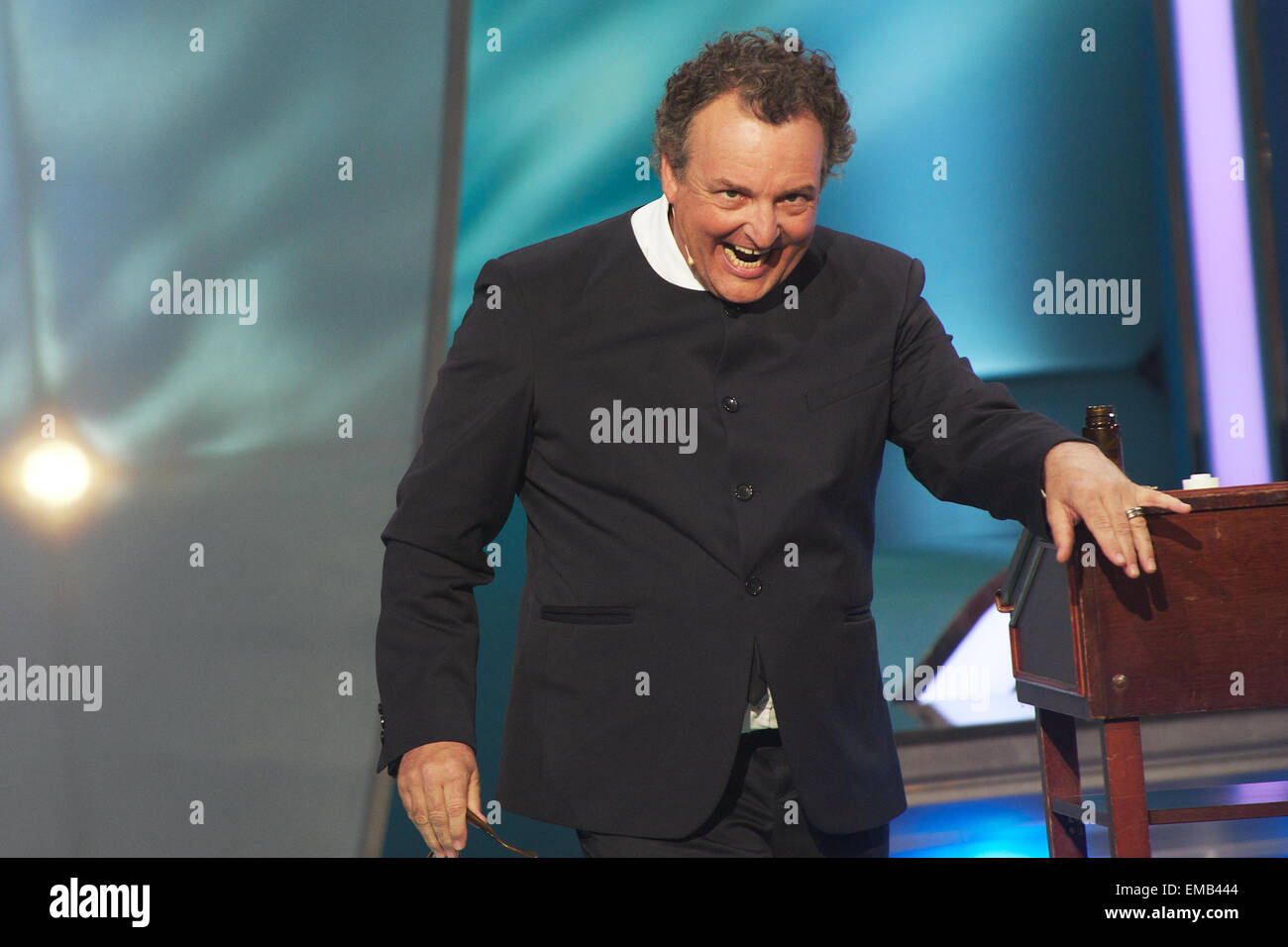 Munich, Germany. 18th Apr, 2015. Swiss actor and cabaret artist Marco ...