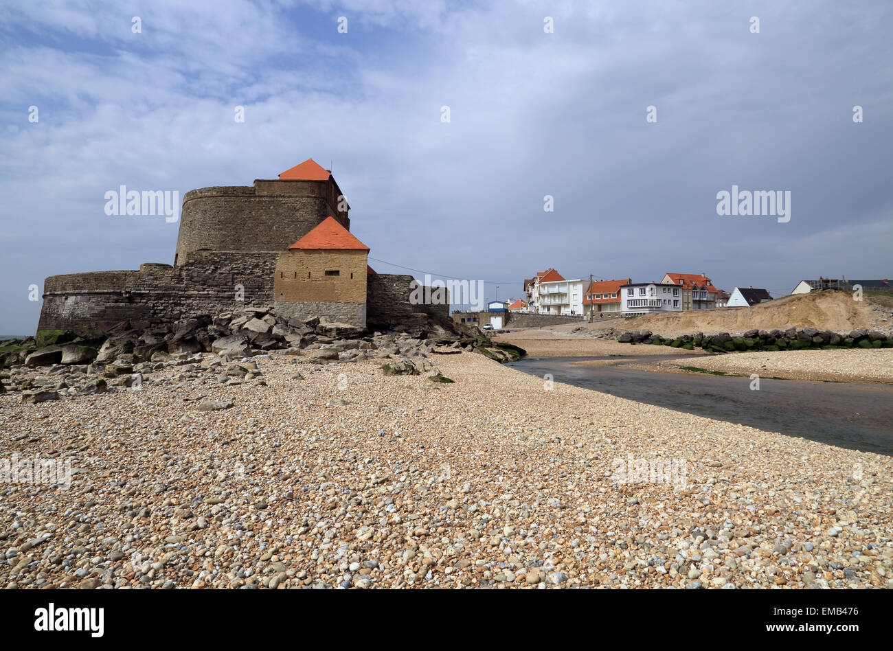 Fort Mahon at Ambleteuse, Pas de Calais, France. Designed by Vauban in ...