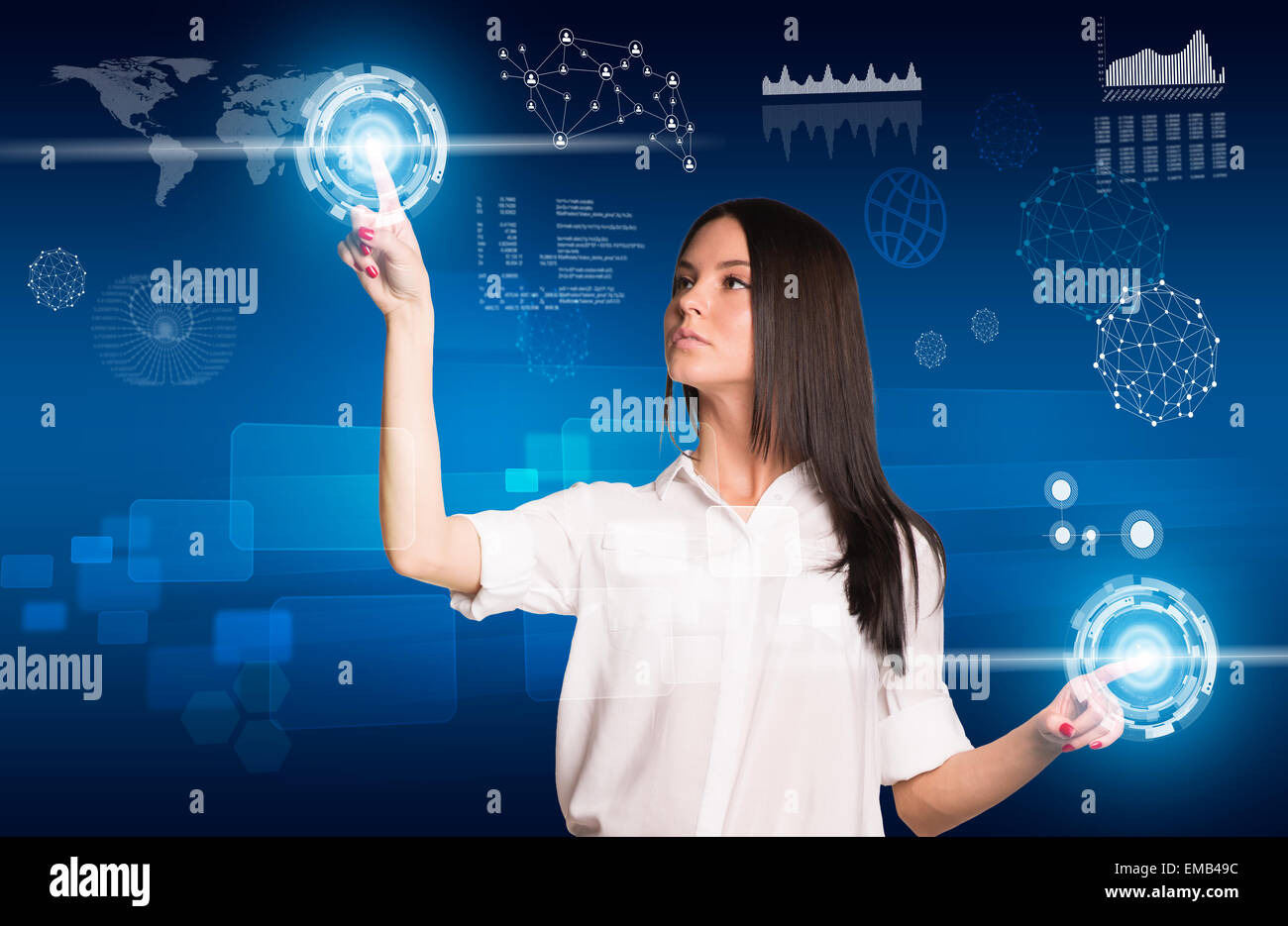 Using two hands hi-res stock photography and images - Alamy