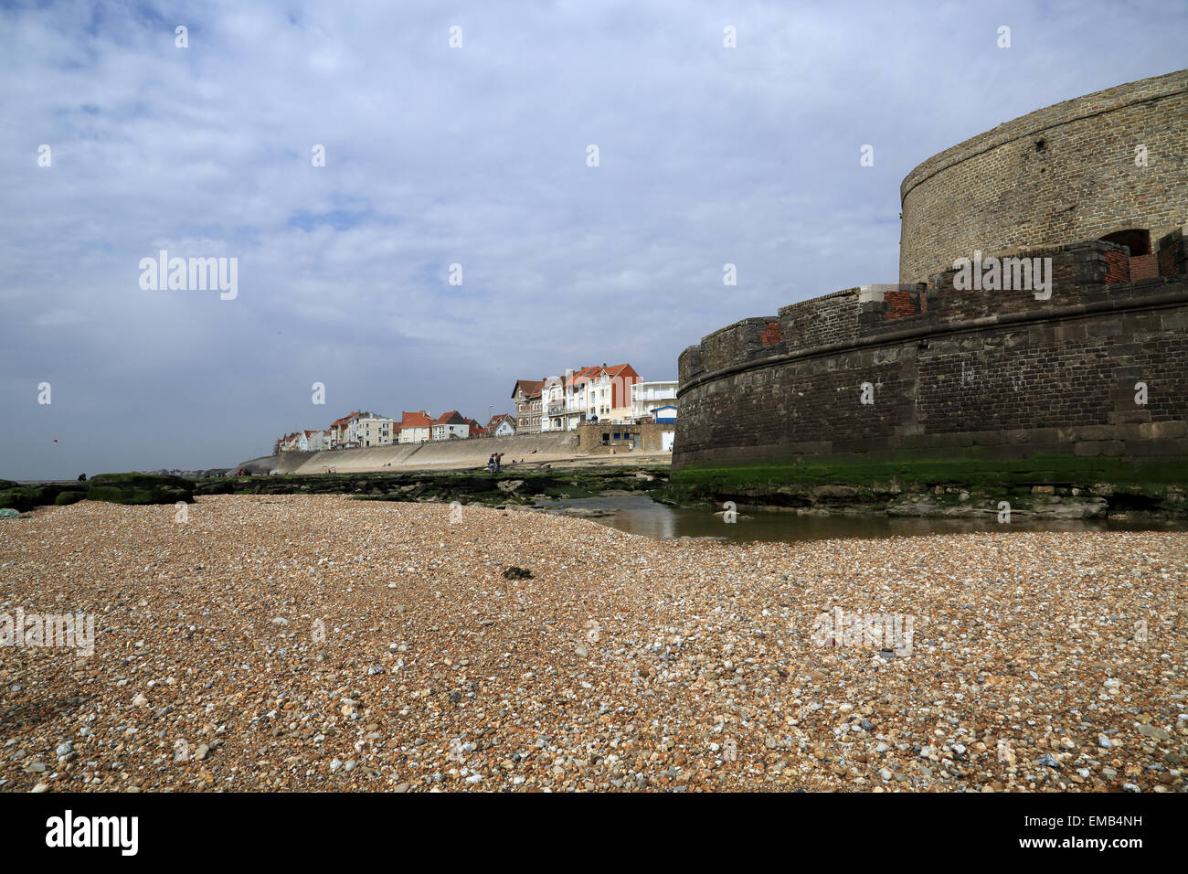 Fort Mahon at Ambleteuse, Pas de Calais, France. Designed by Vauban in ...