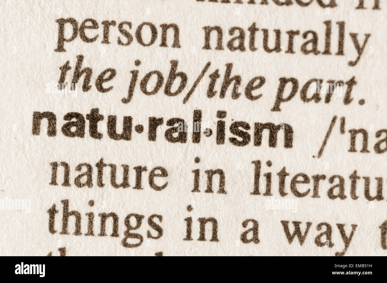 Naturalism hi-res stock photography and images - Alamy