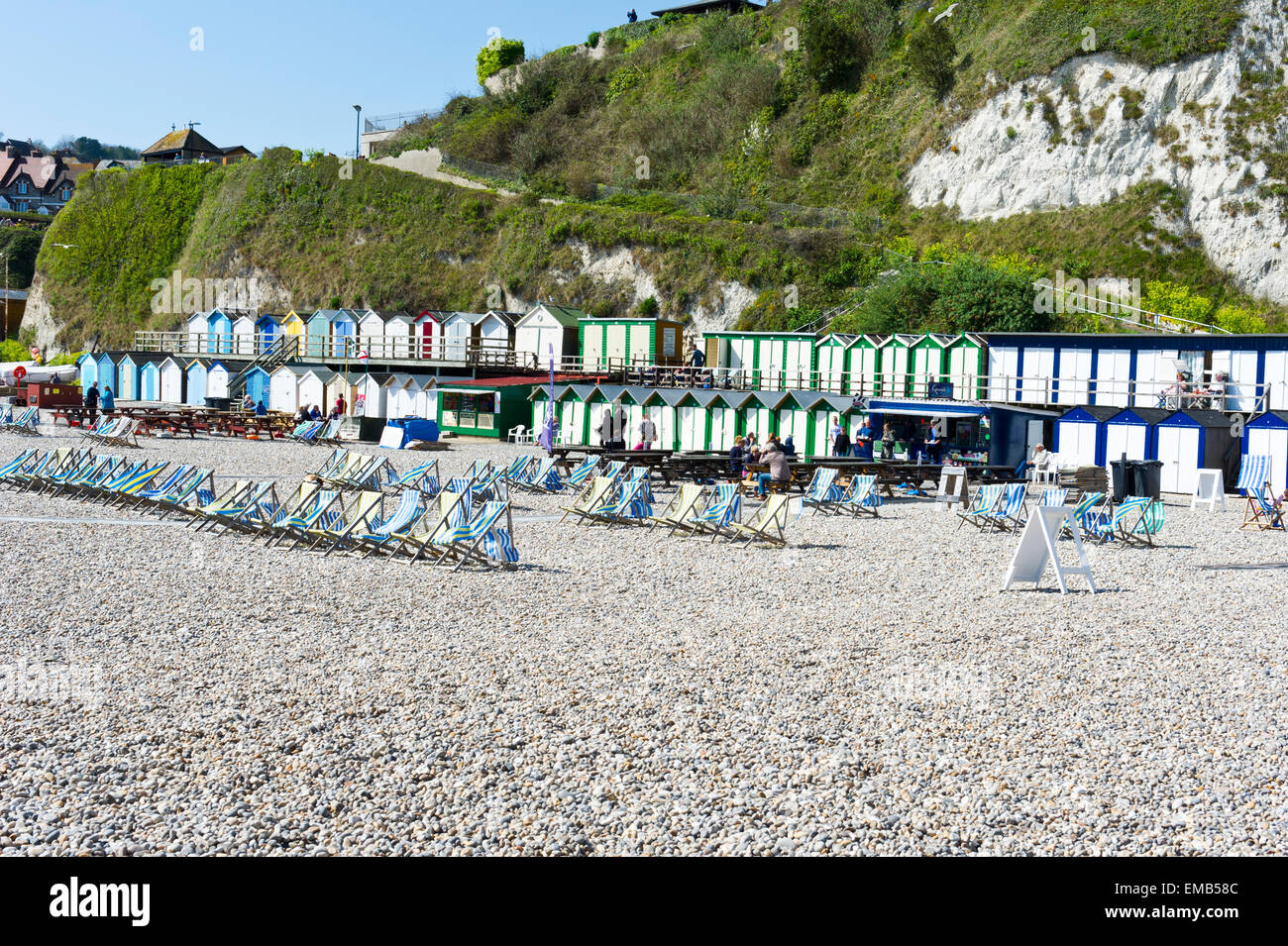 Beer Beach, Devon, South West England Stock Photo - Alamy