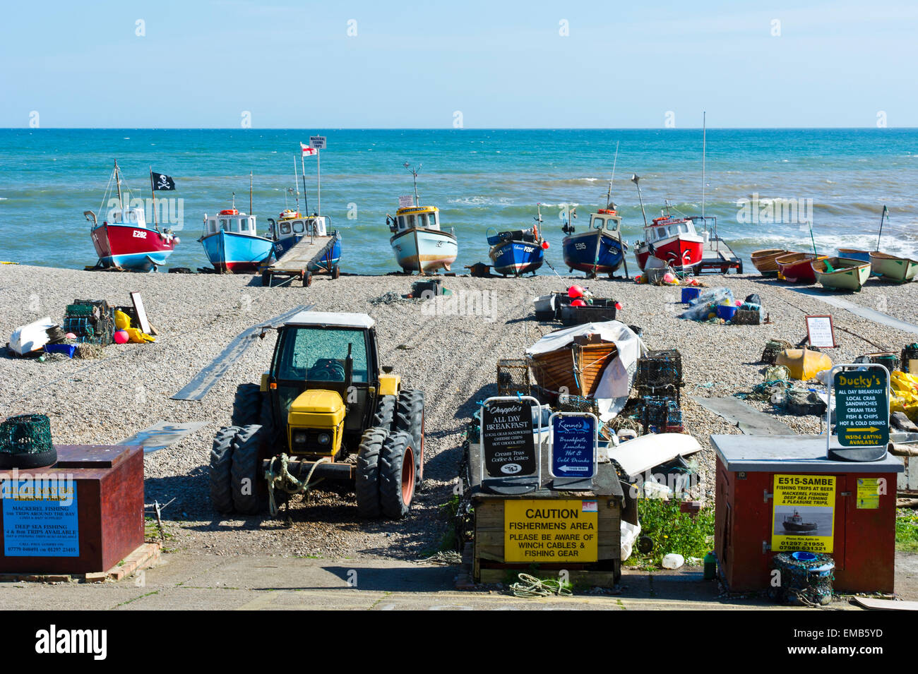 Beer beach devon south hi-res stock photography and images - Alamy