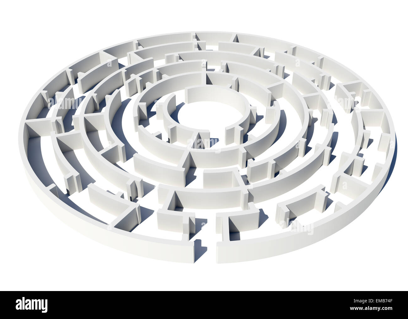 Model of labyrinth Stock Photo - Alamy