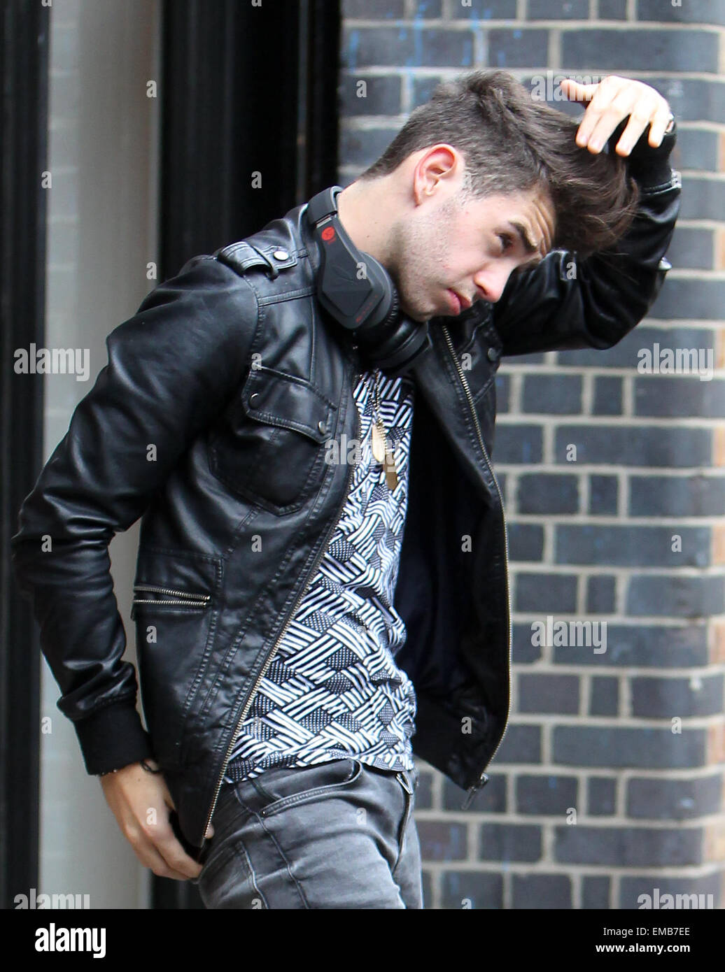 'X factor' finalists take a break from dance rehearsals Featuring: Stereo Kicks,Chris Leonard ...