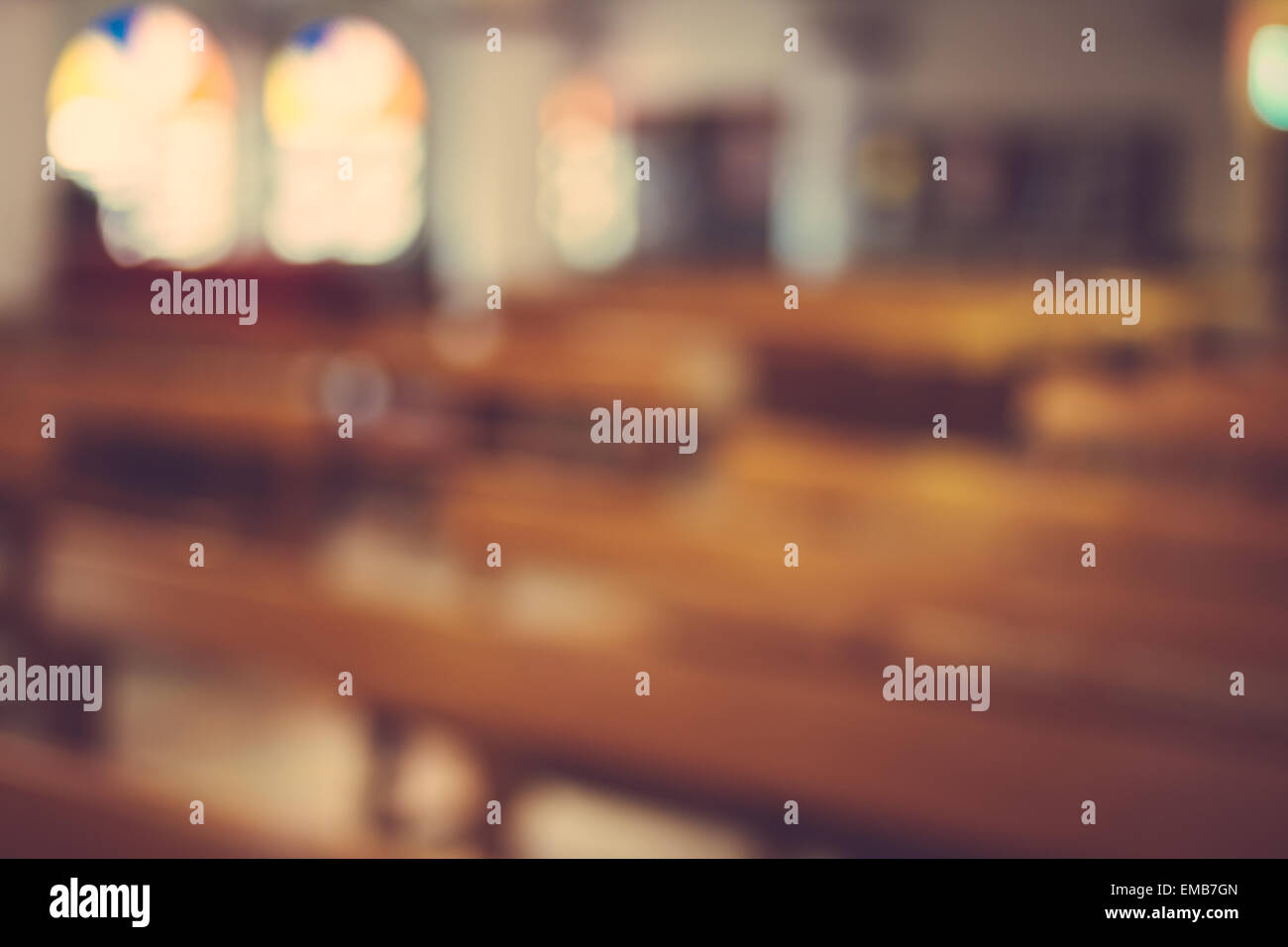 church interior blur abstract background Stock Photo - Alamy