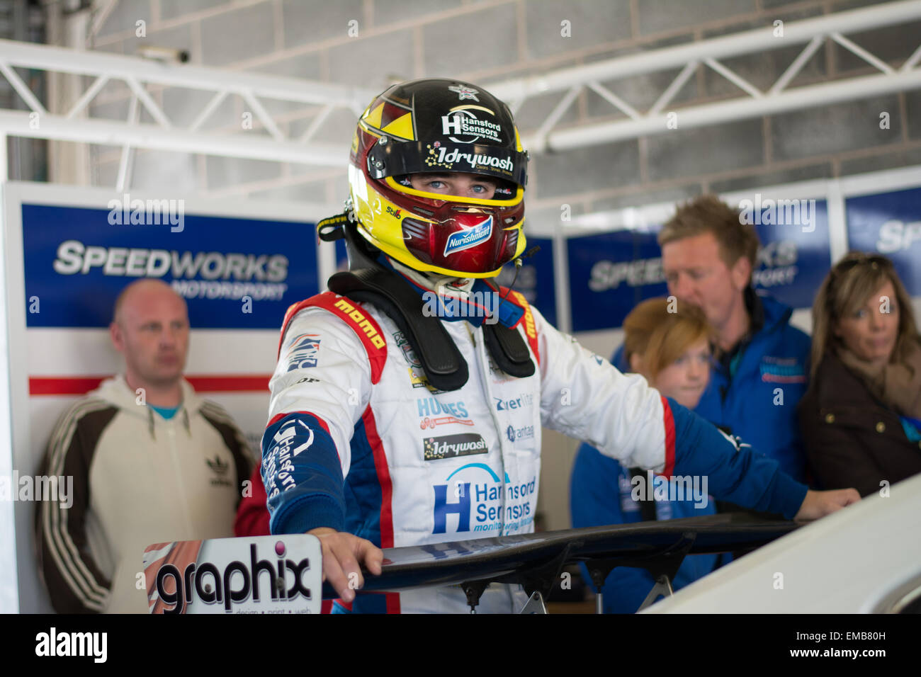 Donington Park, Donington Castle, UK. 19th April, 2015. Tom Ingram of ...
