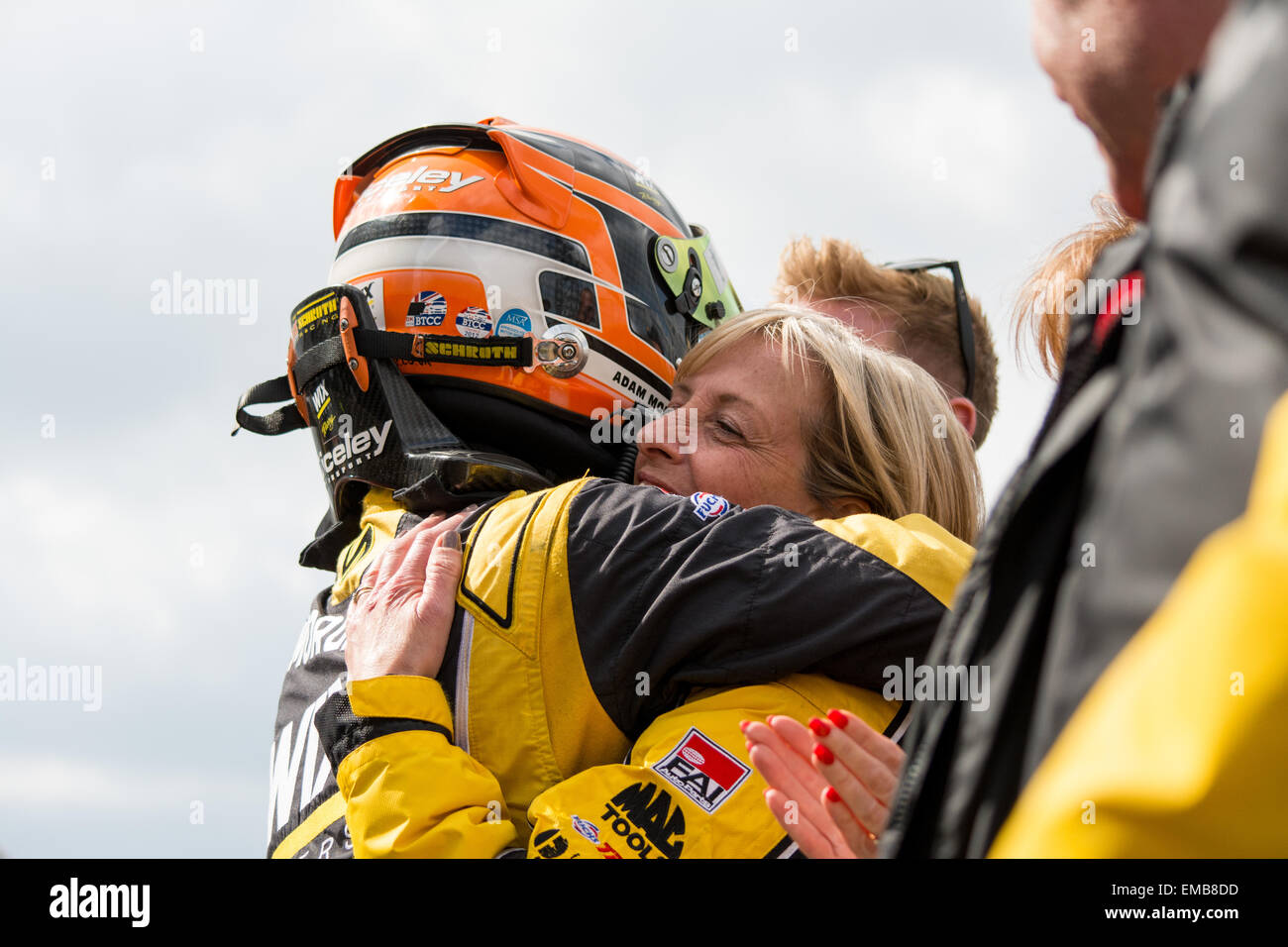 Donington Park, Donington Castle, UK. 19th April, 2015. Adam Morgan of ...
