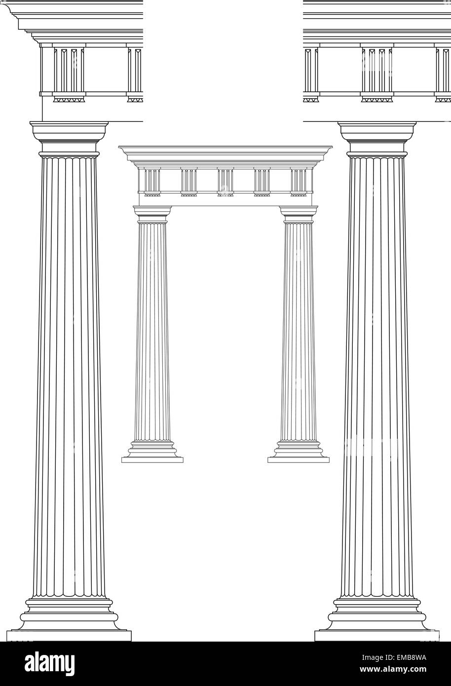 Column vector hi-res stock photography and images - Alamy