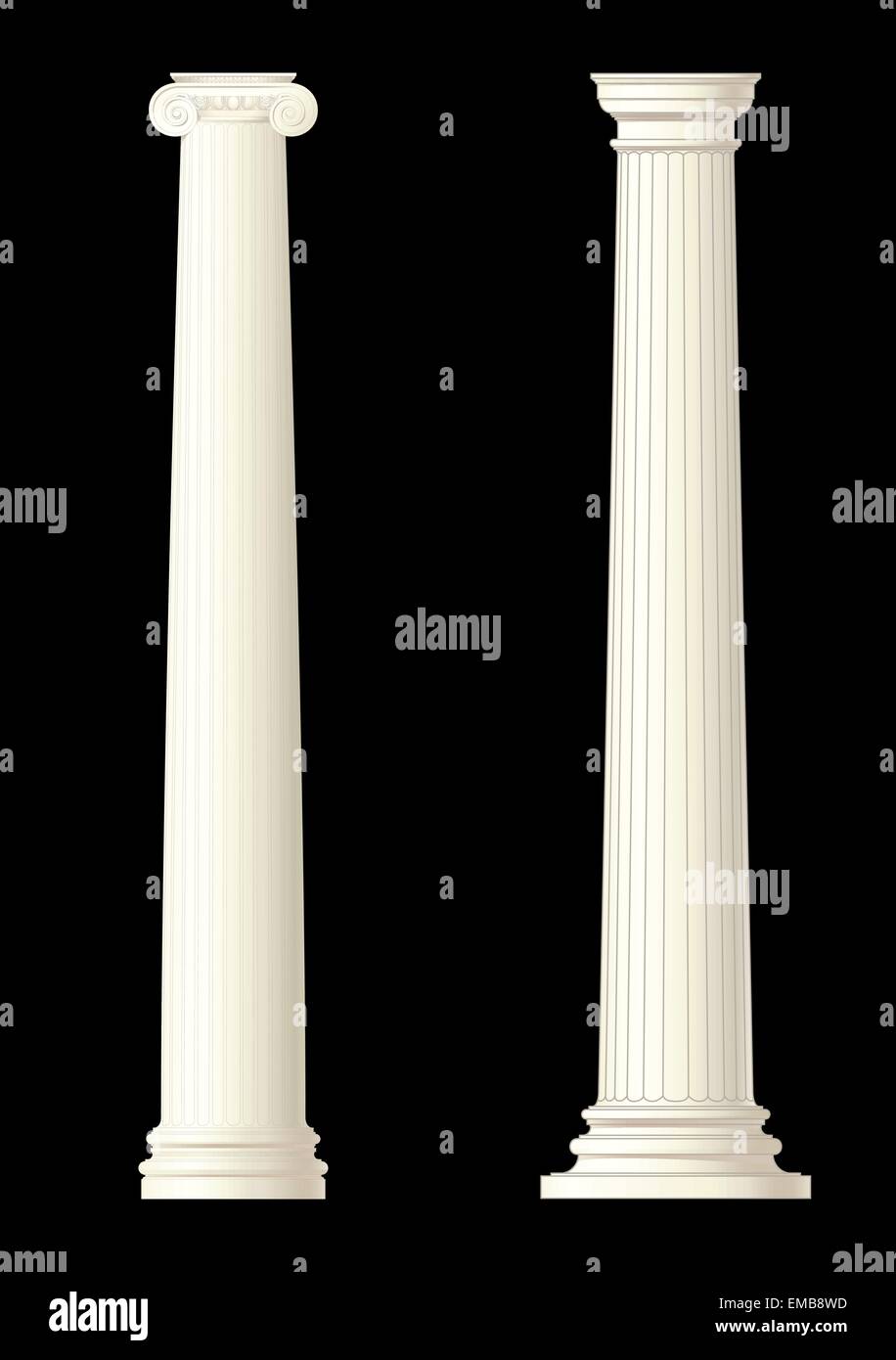 column, vector drawing Stock Vector Image & Art - Alamy