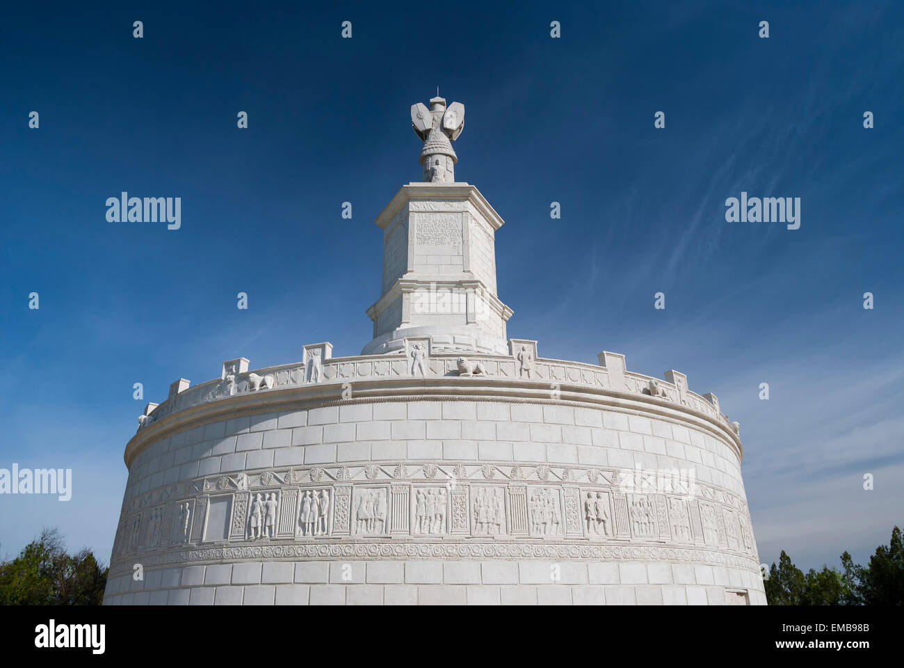 Tropaeum Traiani ,a Roman triumphal monument in Adamclisi, Constanta ...