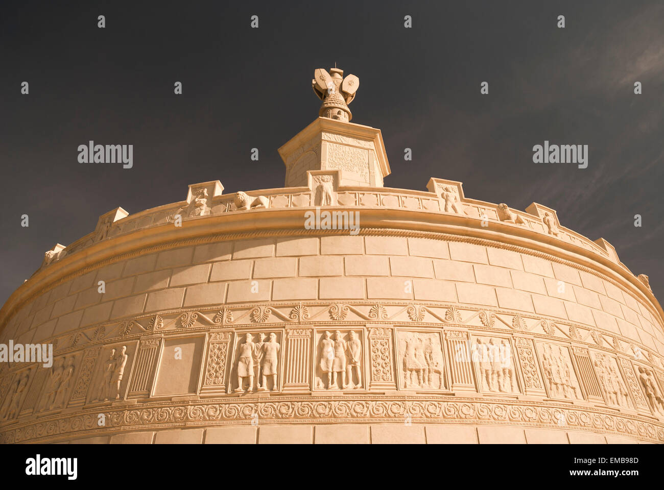 Tropaeum Traiani ,a Roman triumphal monument in Adamclisi, Constanta ...