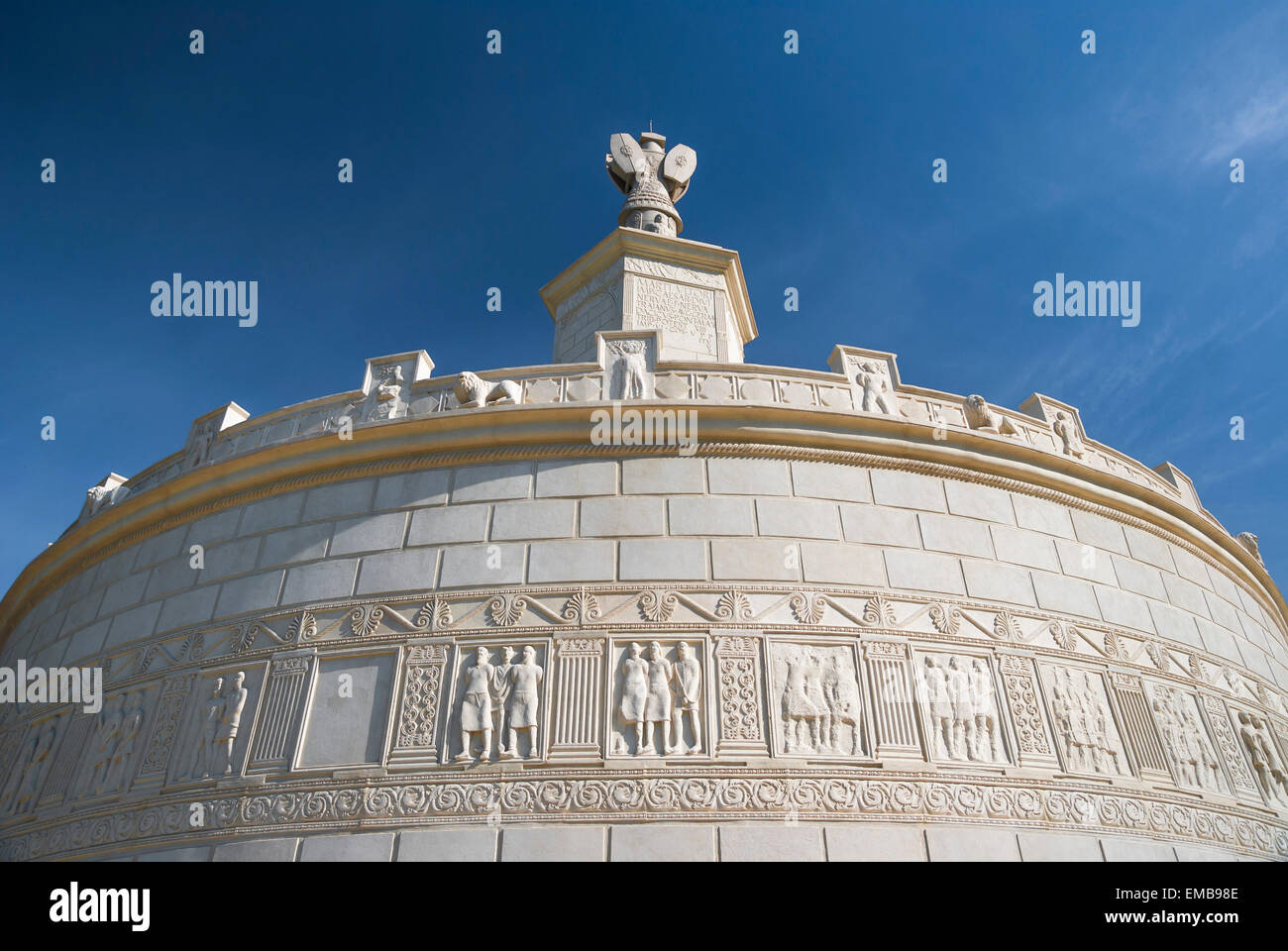 Tropaeum Traiani ,a Roman triumphal monument in Adamclisi, Constanta ...