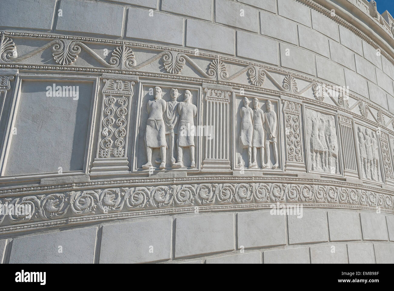 Tropaeum Traiani ,a Roman triumphal monument in Adamclisi, Constanta ...