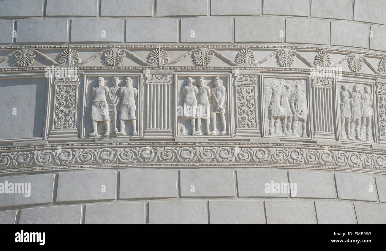 Tropaeum Traiani ,a Roman triumphal monument in Adamclisi, Constanta ...