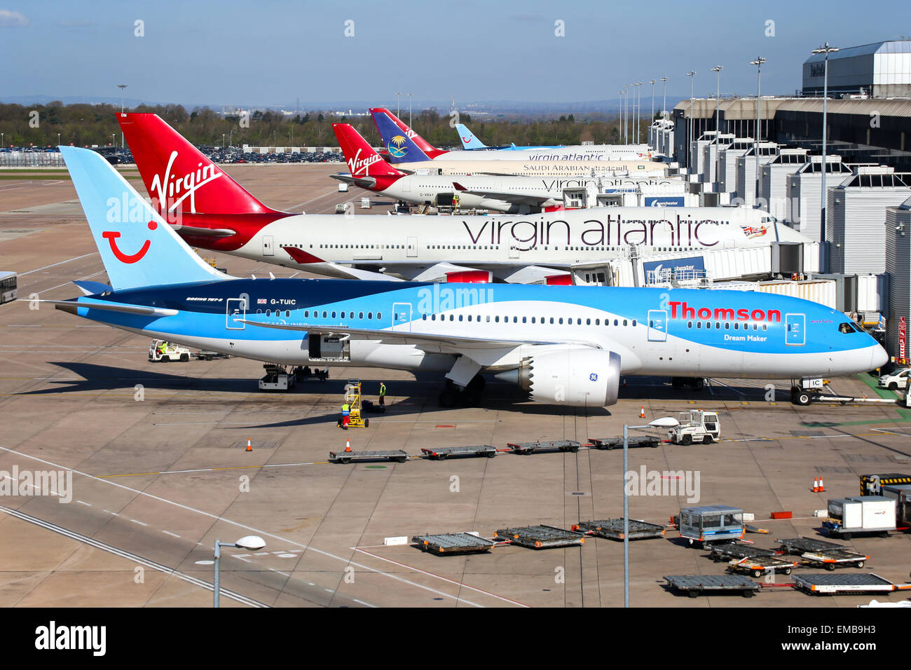 Virgin Atlantic Airways Boeing 747 400 High Resolution Stock ...