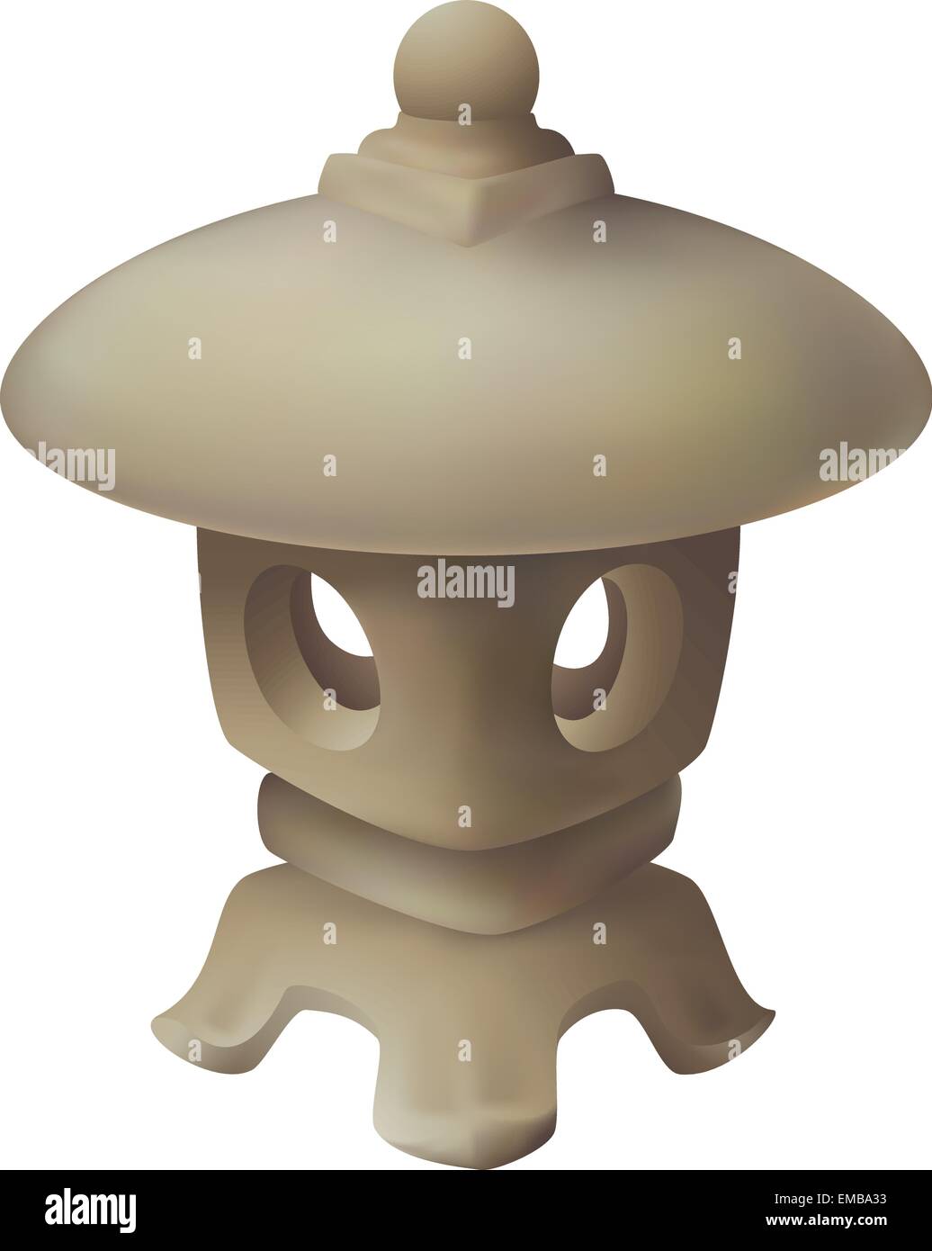 Japanese garden lantern, garden lamp Stock Vector Image & Art - Alamy