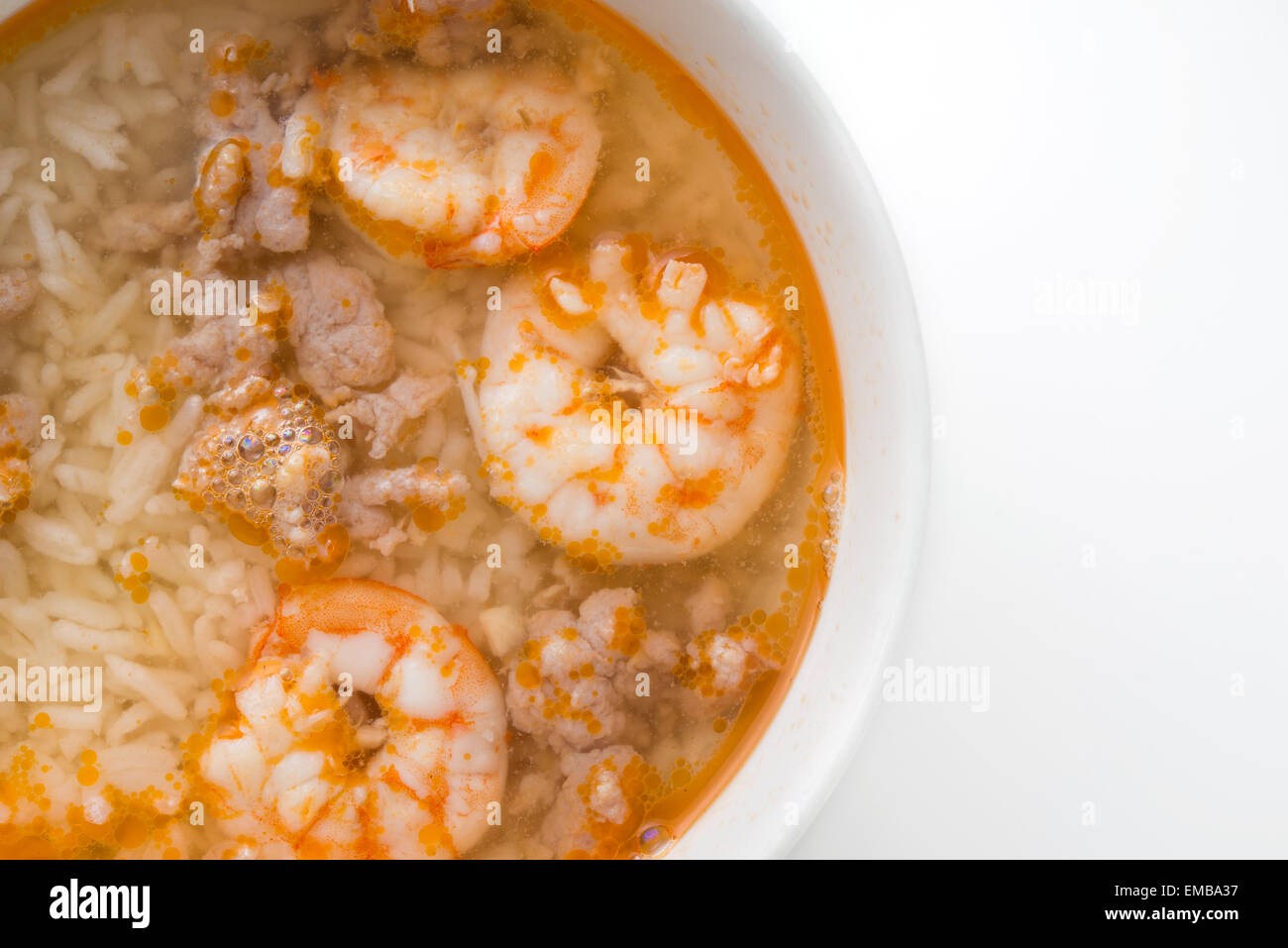 rice soup with shrimp Stock Photo - Alamy