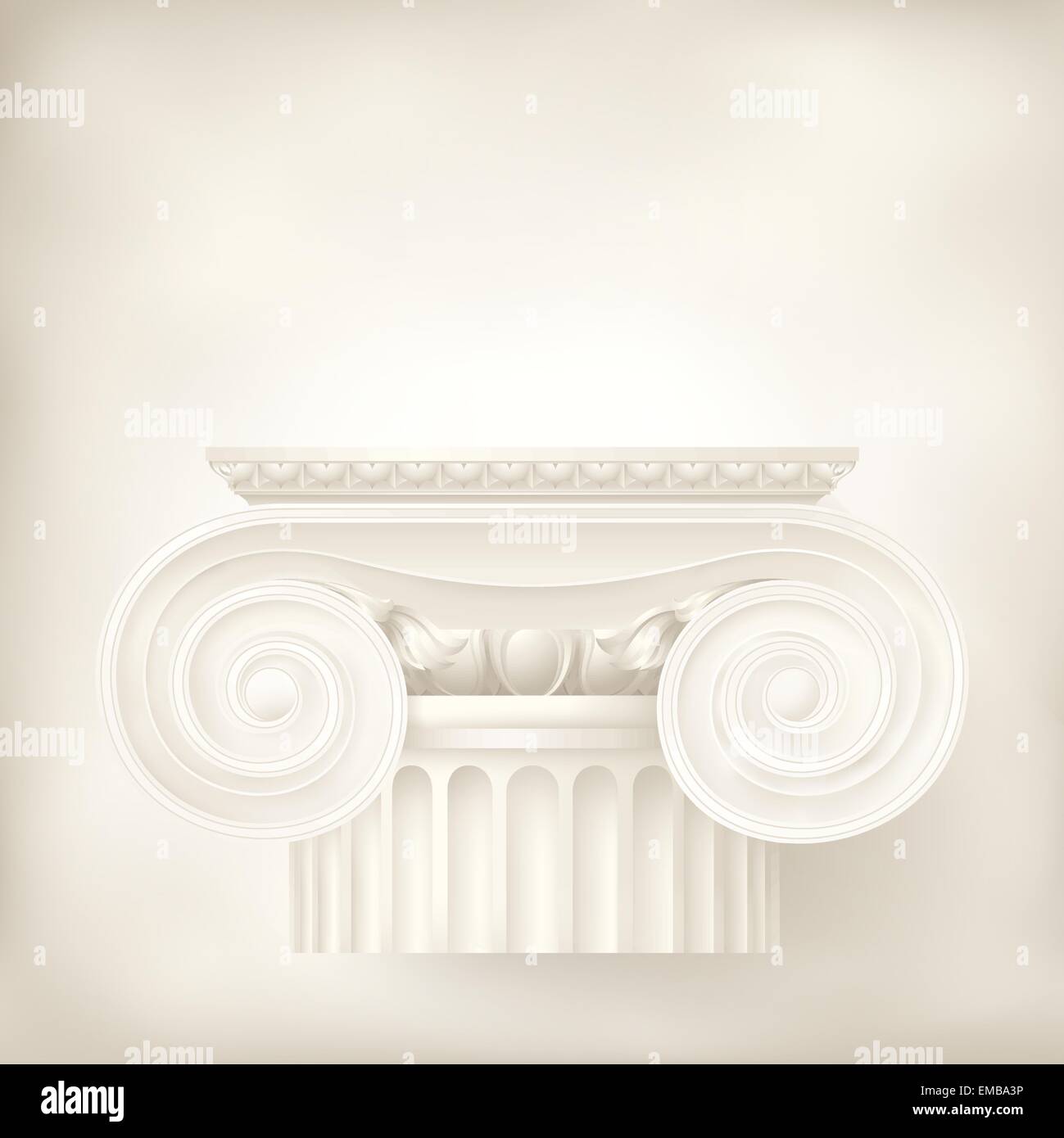 Ionic capital background Stock Vector Image & Art - Alamy