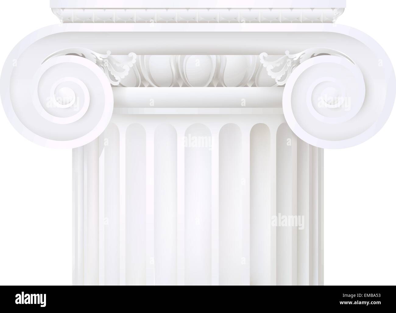Doric column black and white hi-res stock photography and images - Alamy