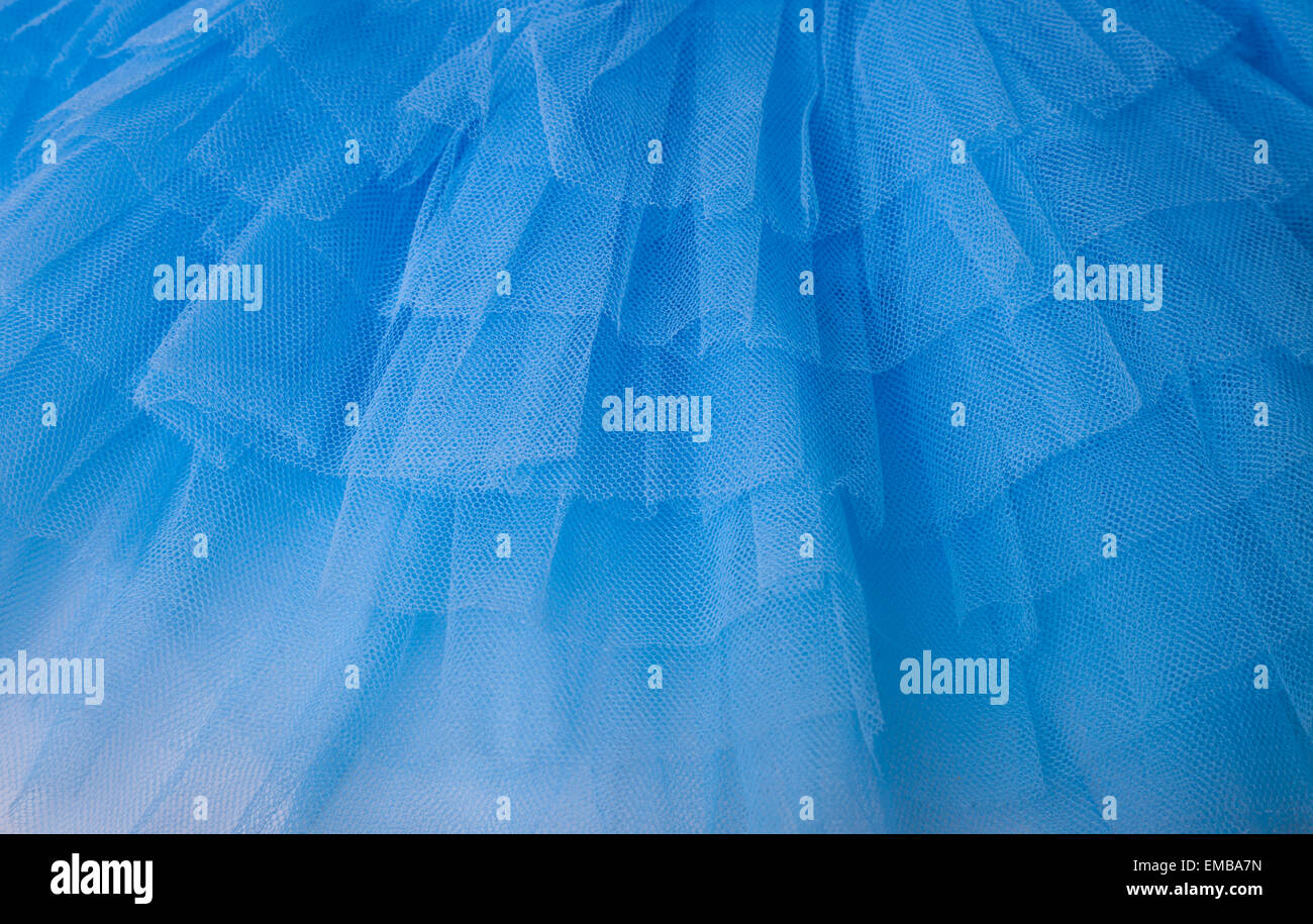 Baby blue netting from a ballet tutu dress Stock Photo - Alamy