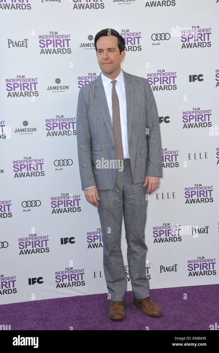 SANTA MONICA, CA - FEBRUARY 25, 2012: Ed Helms at the 2012 Film ...