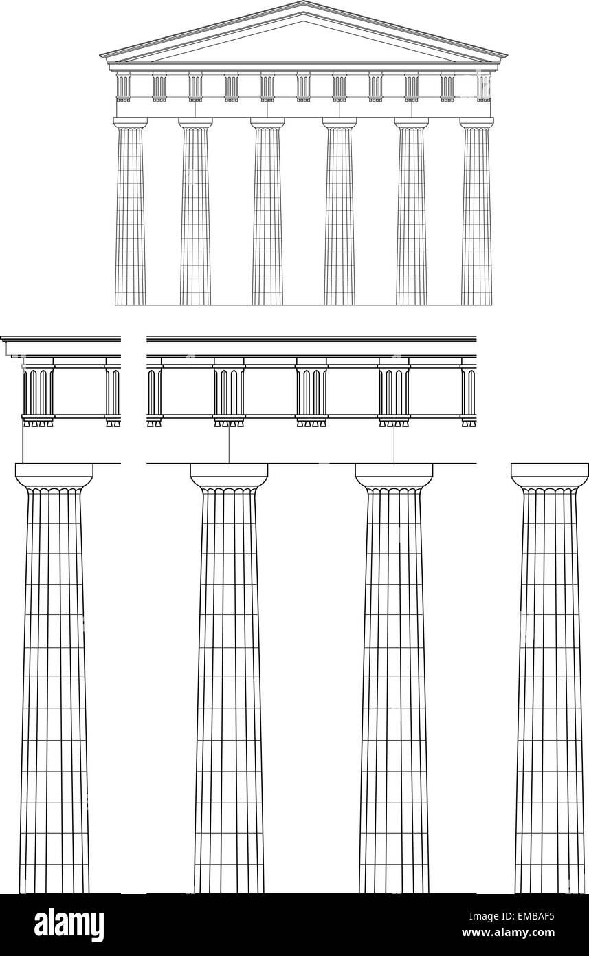 Vector set of architectural elements Stock Vector Image & Art - Alamy