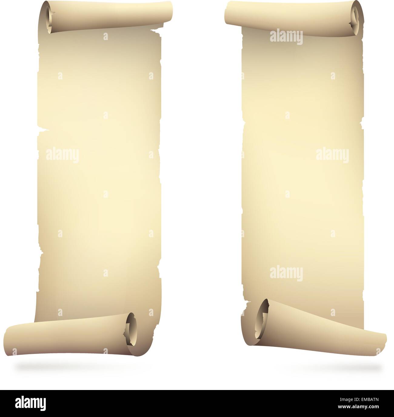 Old paper rolled banner Stock Vector Image & Art - Alamy