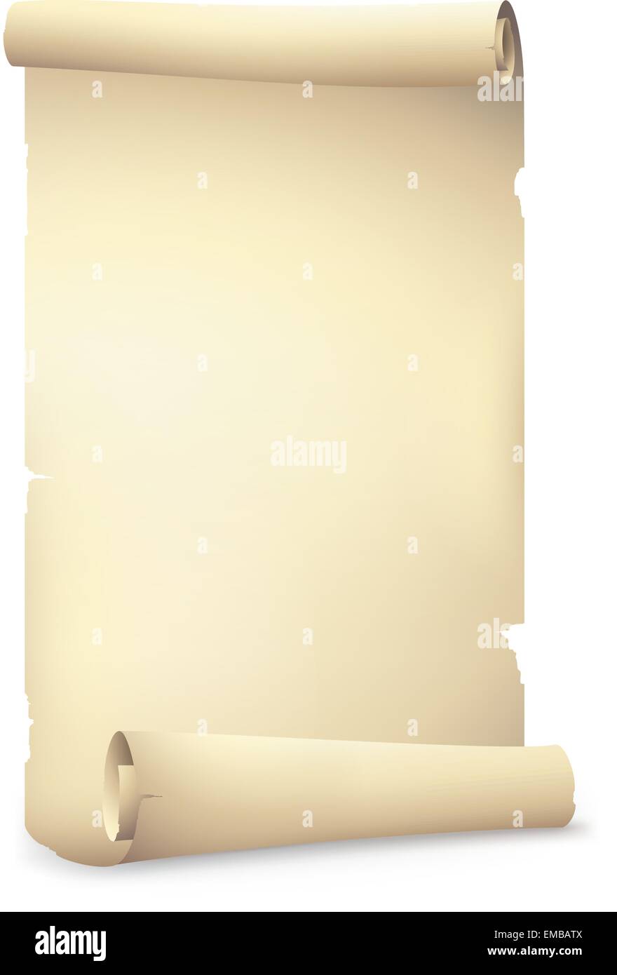 Old paper rolled banner Stock Vector Image & Art - Alamy