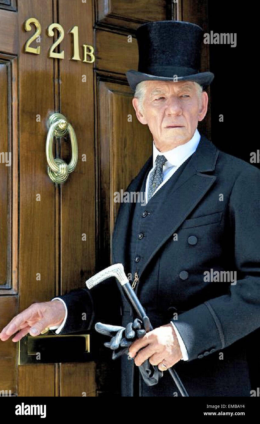 MR HOLMES 2015 Roadside Attractions film with Ian McKellen Stock Photo ...