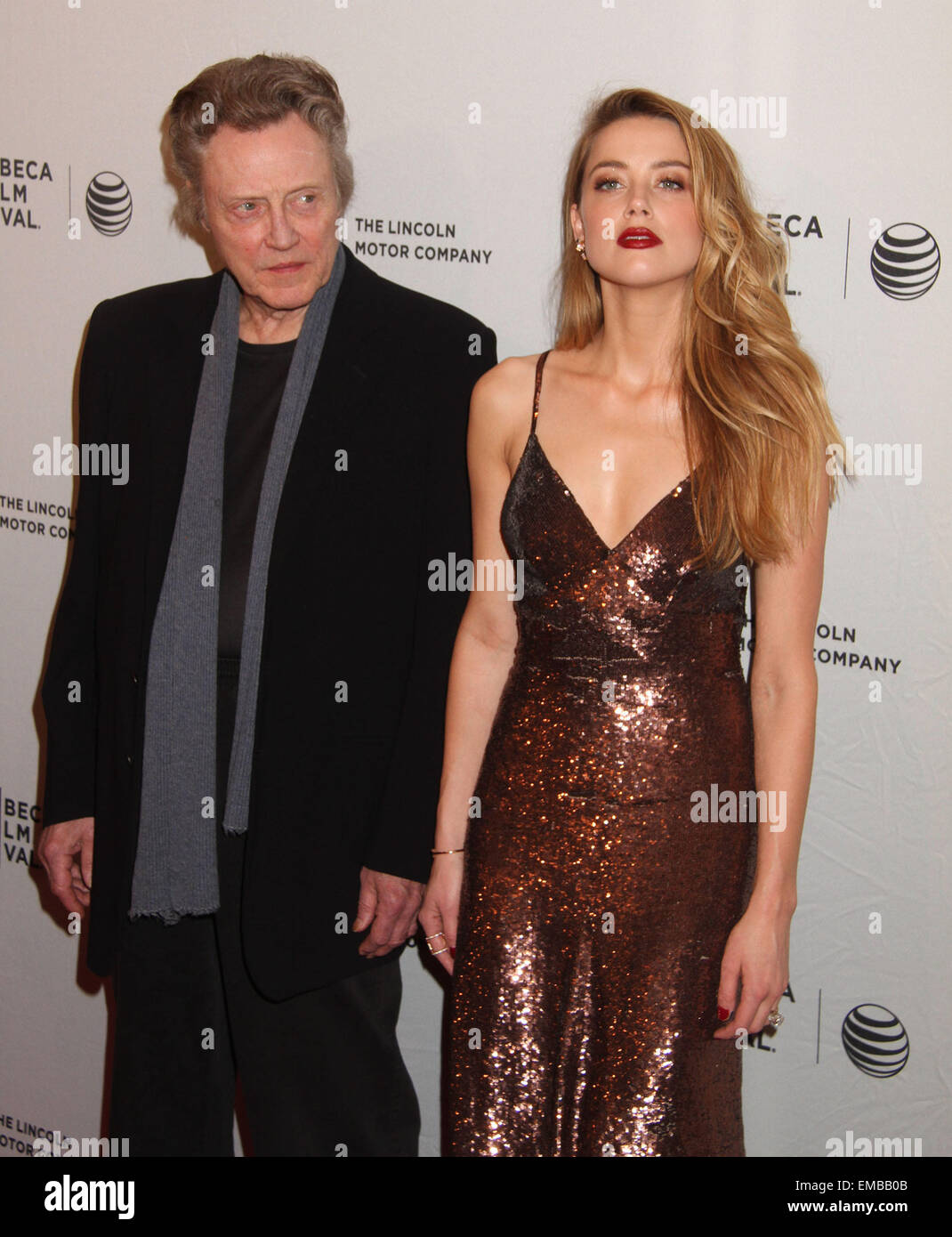Amber heard and christopher walken hi-res stock photography and images ...