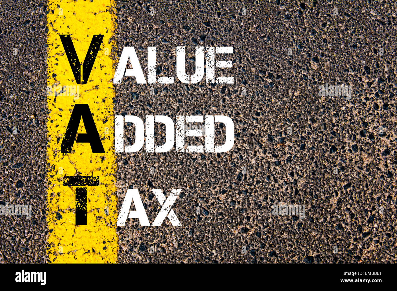 Vat value added tax text hi-res stock photography and images - Alamy