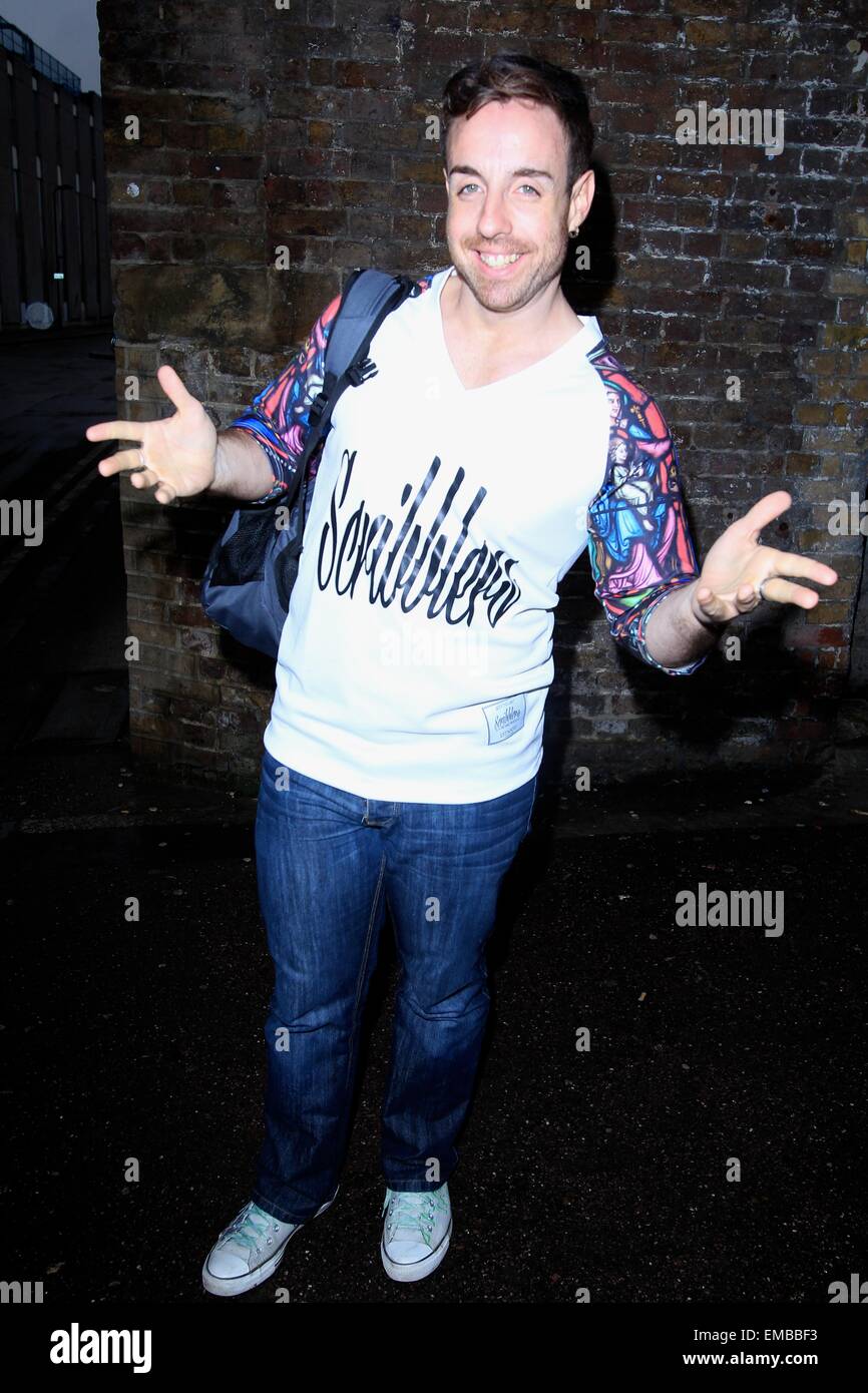 'X Factor' contestants leave a rehearsal studio Featuring: stevi ...