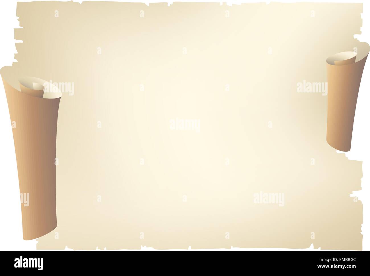 Old paper rolled banner Stock Vector Image & Art - Alamy