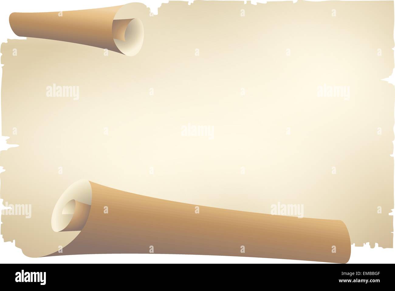 Old paper rolled banner Stock Vector Image & Art - Alamy