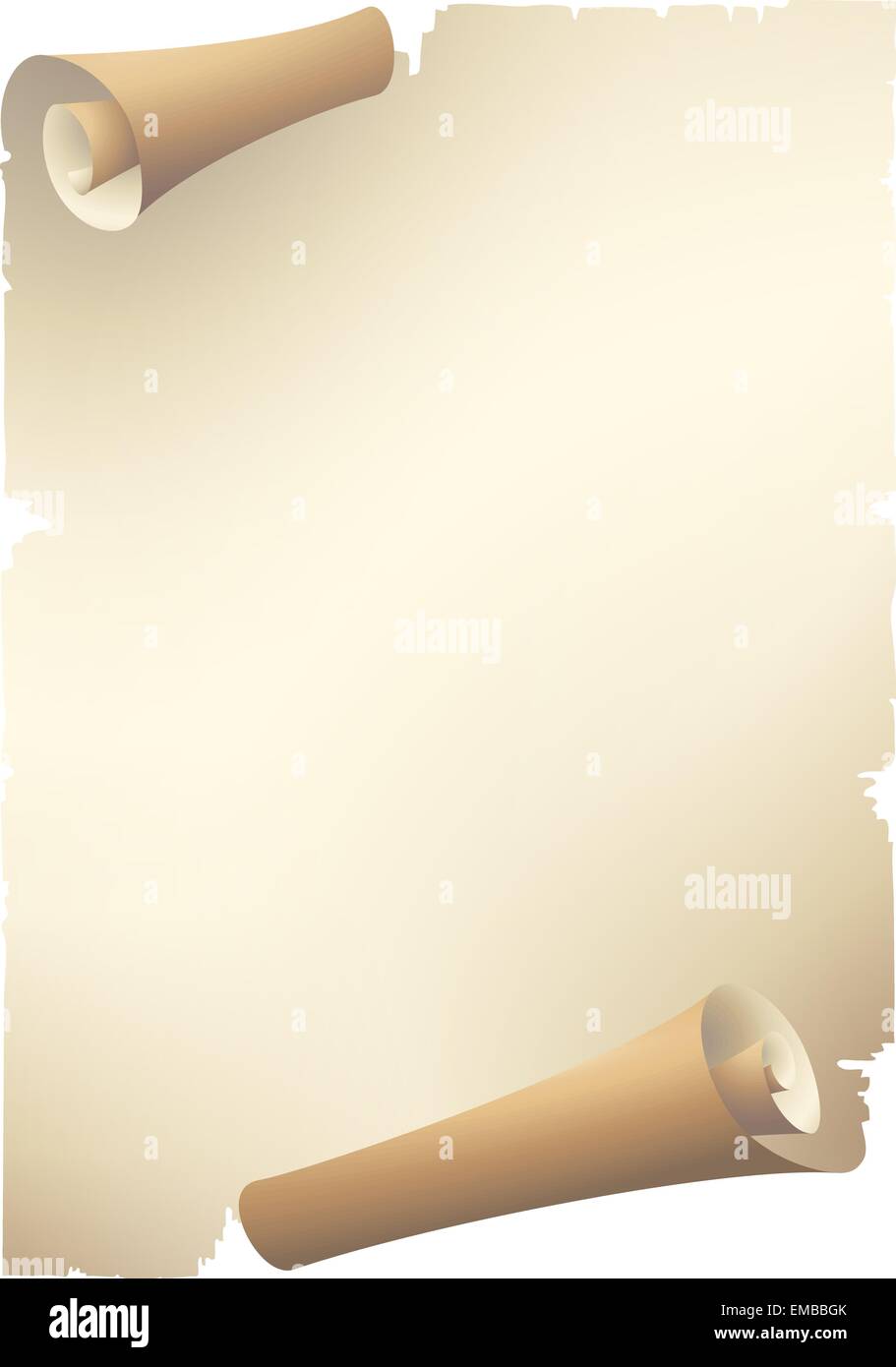 Old paper rolled banner Stock Vector Image & Art - Alamy