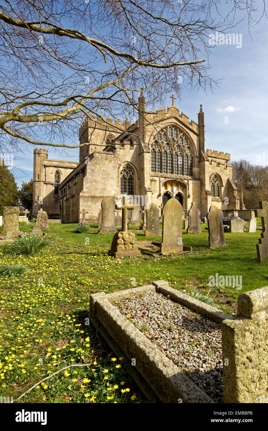 Edington Priory Church, in the village of Edington,Wiltshire, United ...