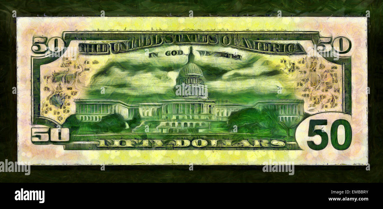 50 us dollars bill washington hi-res stock photography and images - Alamy