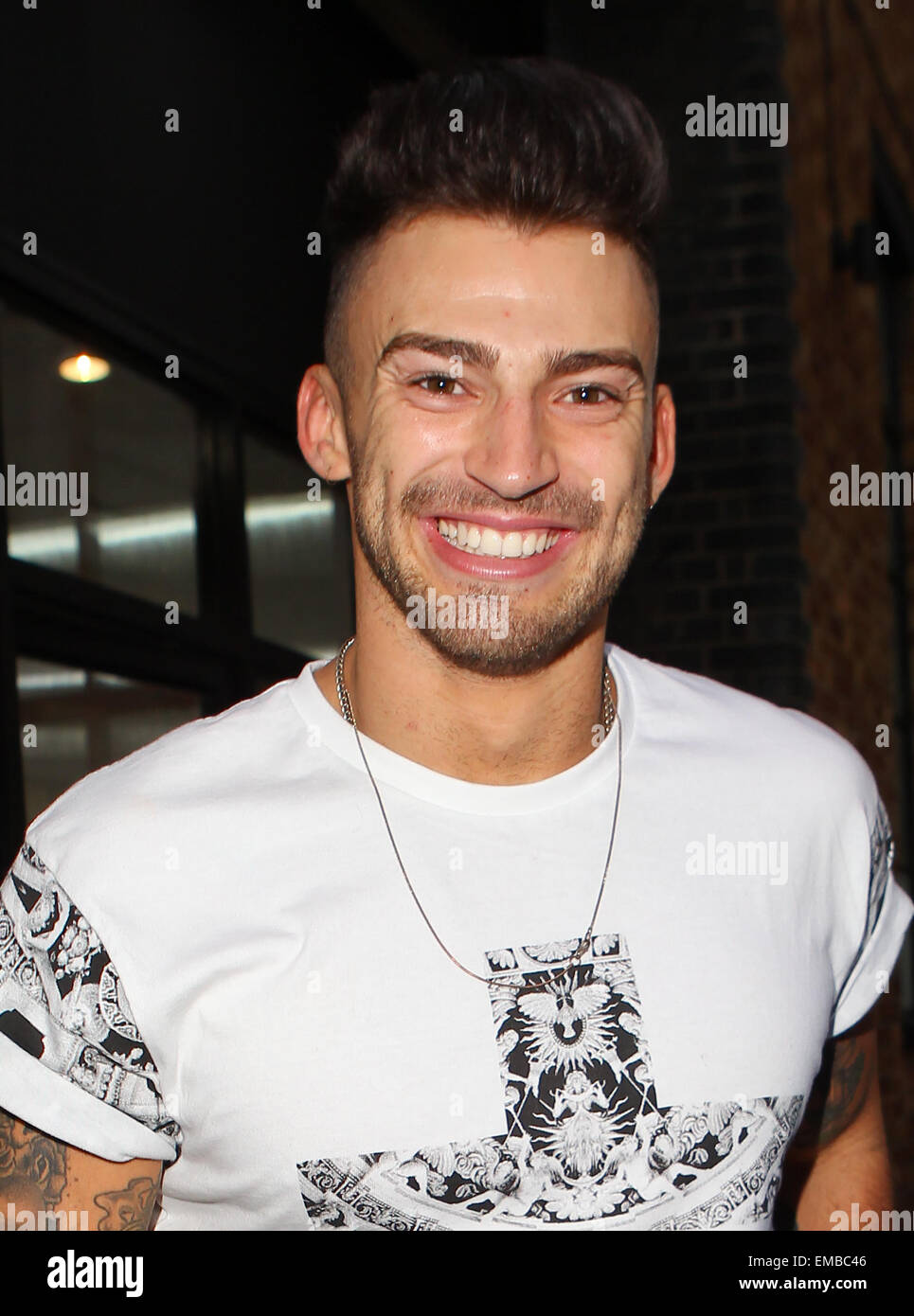 'X Factor' contestants leave a rehearsal studio Featuring: Jake ...