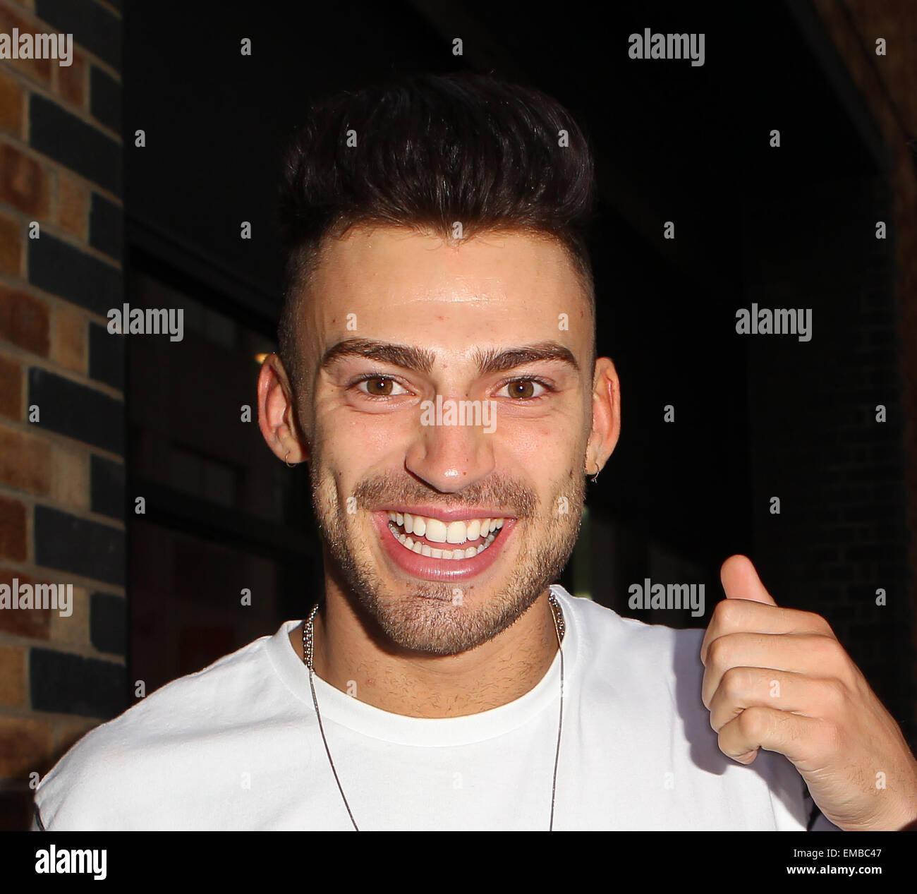 'X Factor' contestants leave a rehearsal studio Featuring: Jake ...