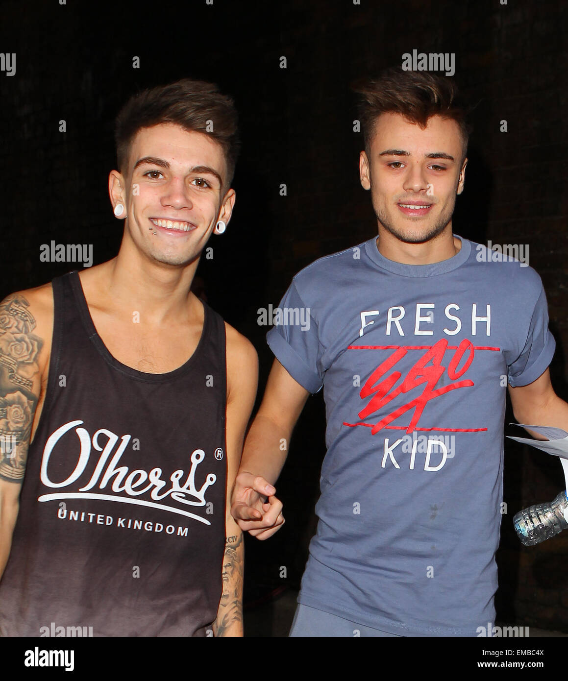 'X Factor' contestants leave a rehearsal studio Featuring: Stereo Kicks ...