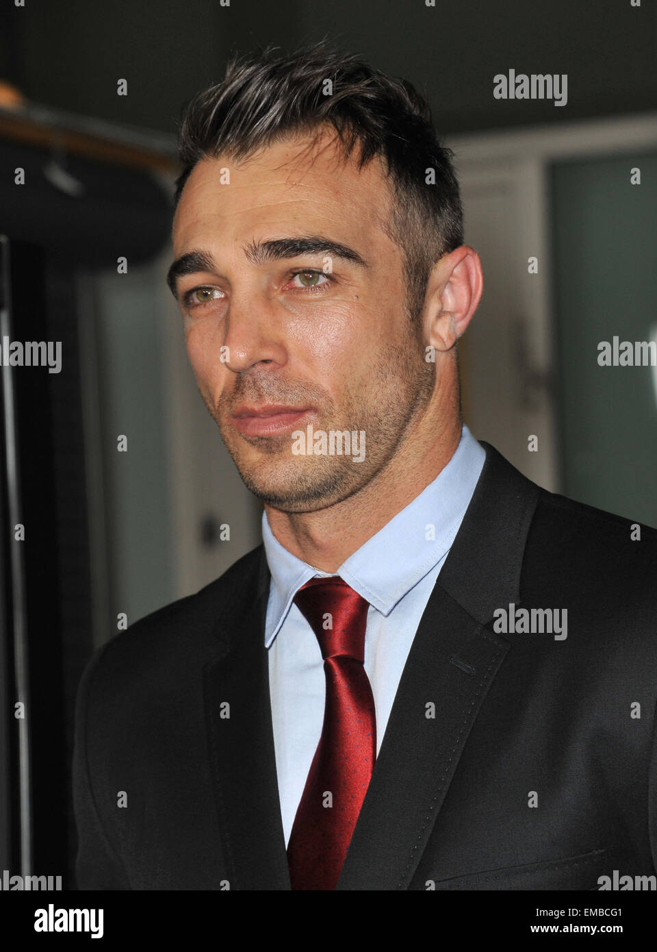 LOS ANGELES, CA - FEBRUARY 21, 2012: Sam Upton at the Los Angeles ...