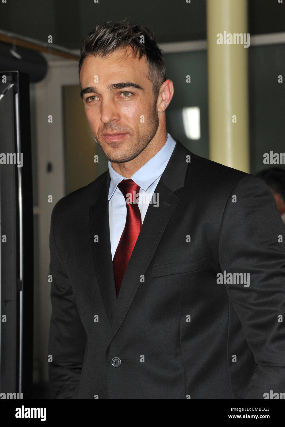 LOS ANGELES, CA - FEBRUARY 21, 2012: Sam Upton at the Los Angeles ...