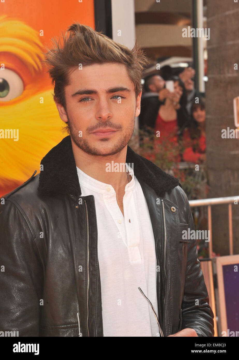 LOS ANGELES, CA - FEBRUARY 19, 2012: Zac Efron at the world premiere of ...