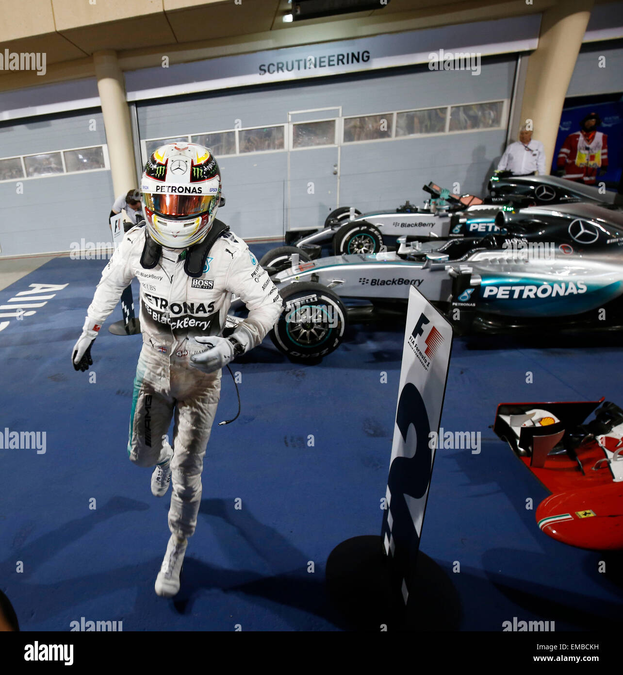 Lewis hamilton 2015 bahrain hi-res stock photography and images - Alamy