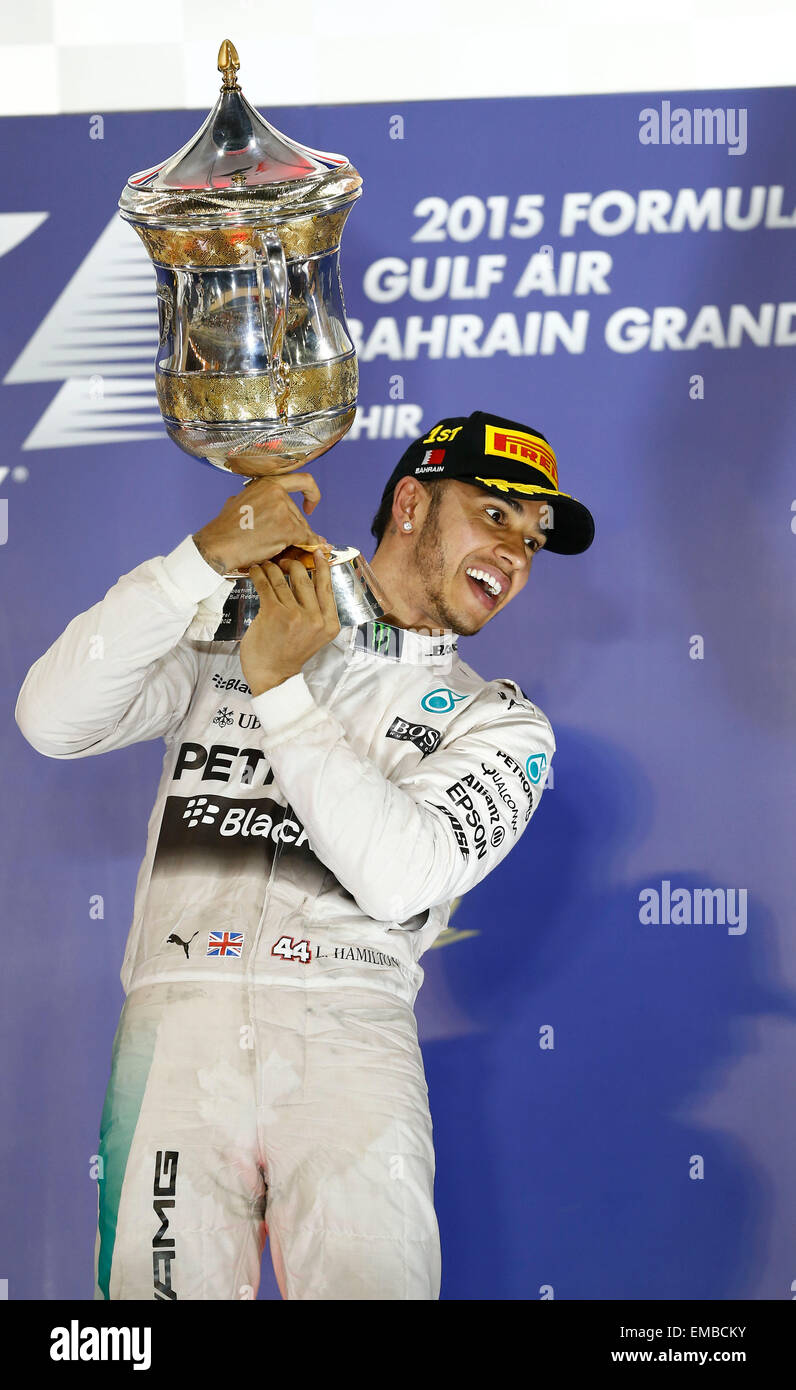 Lewis hamilton 2015 bahrain hi-res stock photography and images - Alamy