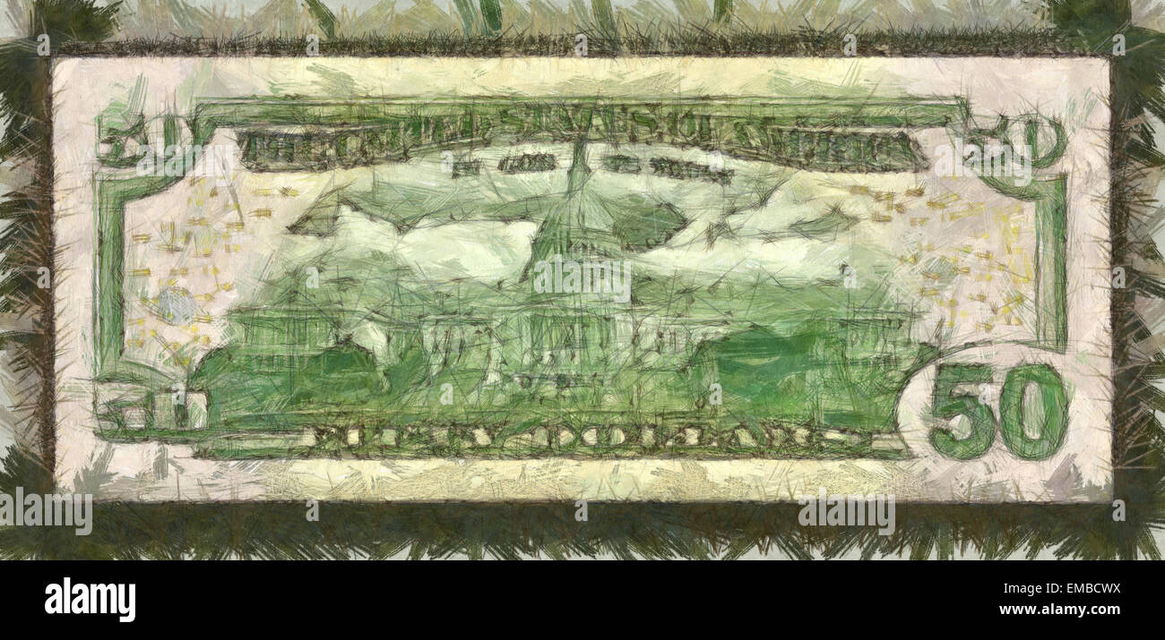50 us dollars bill washington hi-res stock photography and images - Alamy